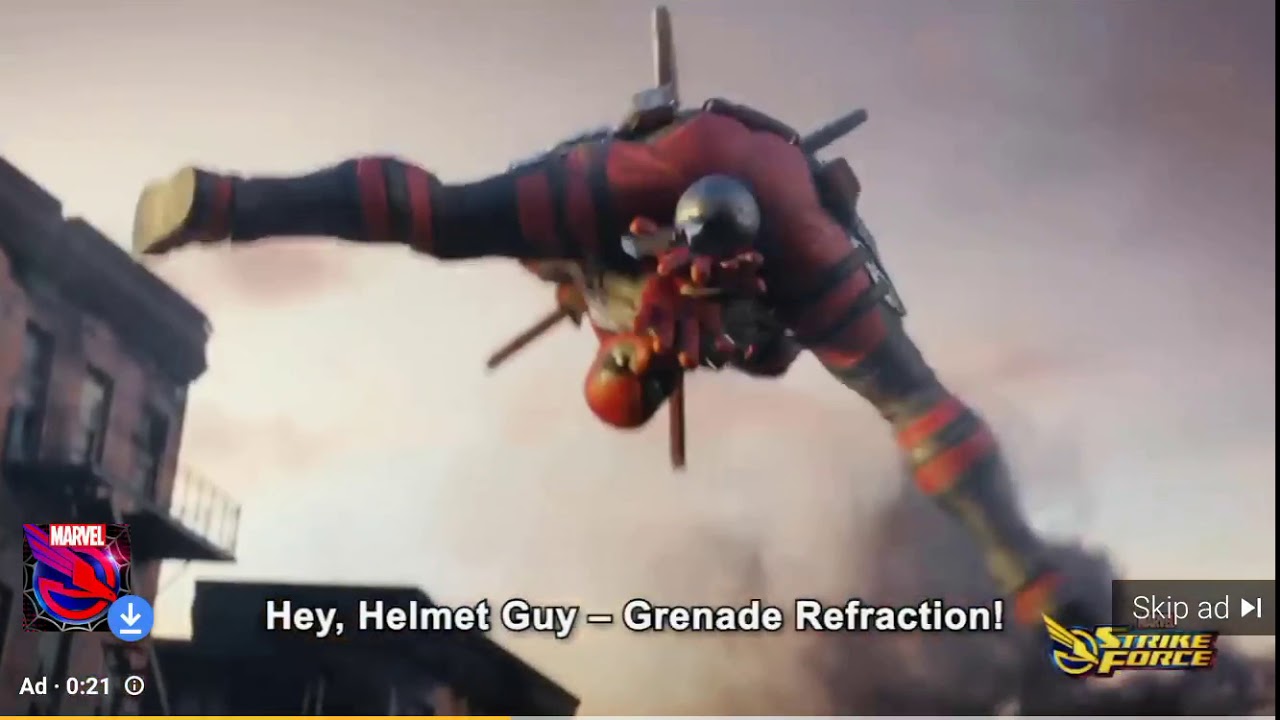 Marvel strike force advertisement Deadpool - YouTube