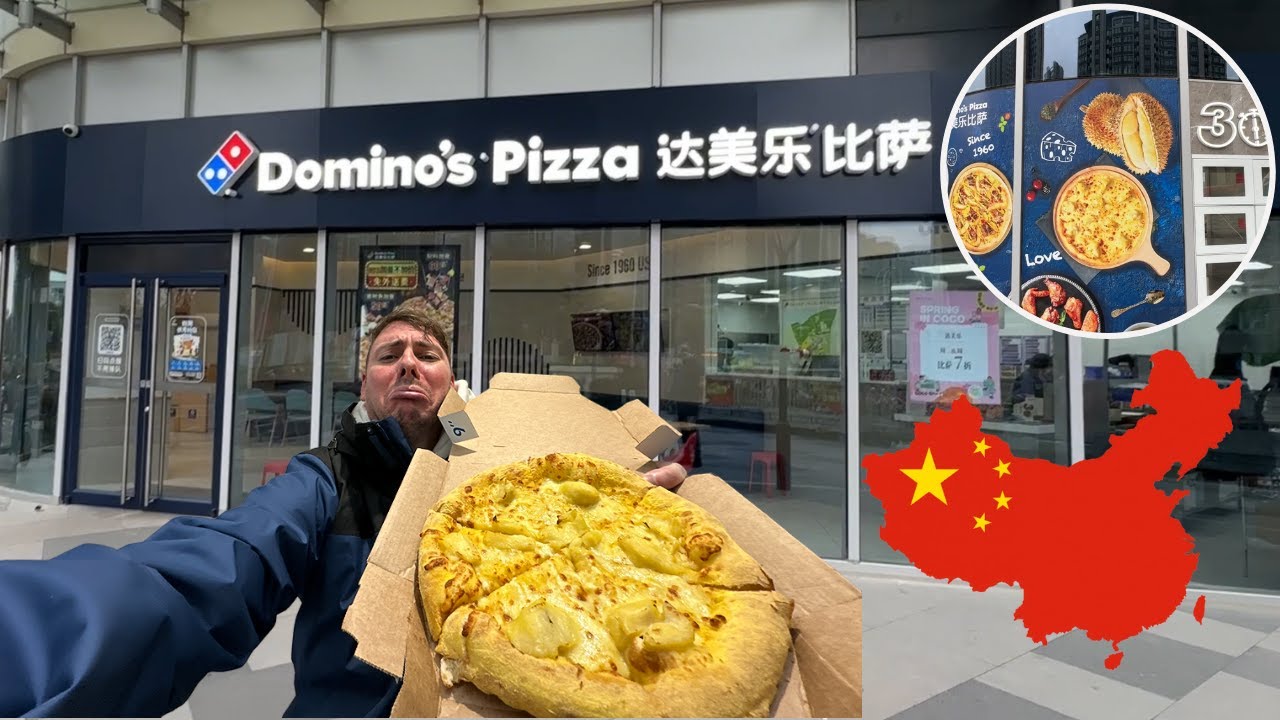 Domino's Pizza in China - I Got Durian Pizza - YouTube