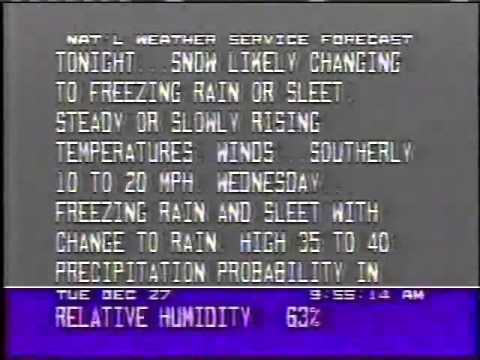 Local forecast (1983) - YouTube