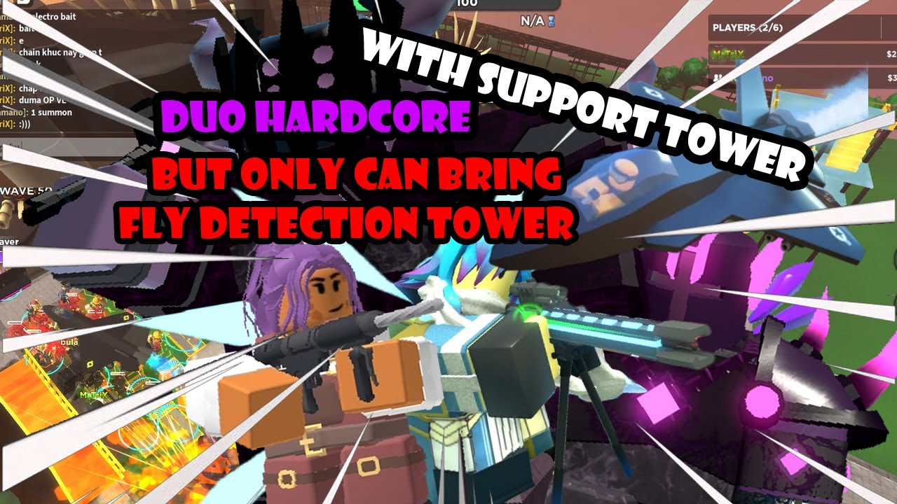DUO HARDCORE BUT ONLY CAN BRING FLY DETECTION TOWER (WITH SUPPORT TOWER ...