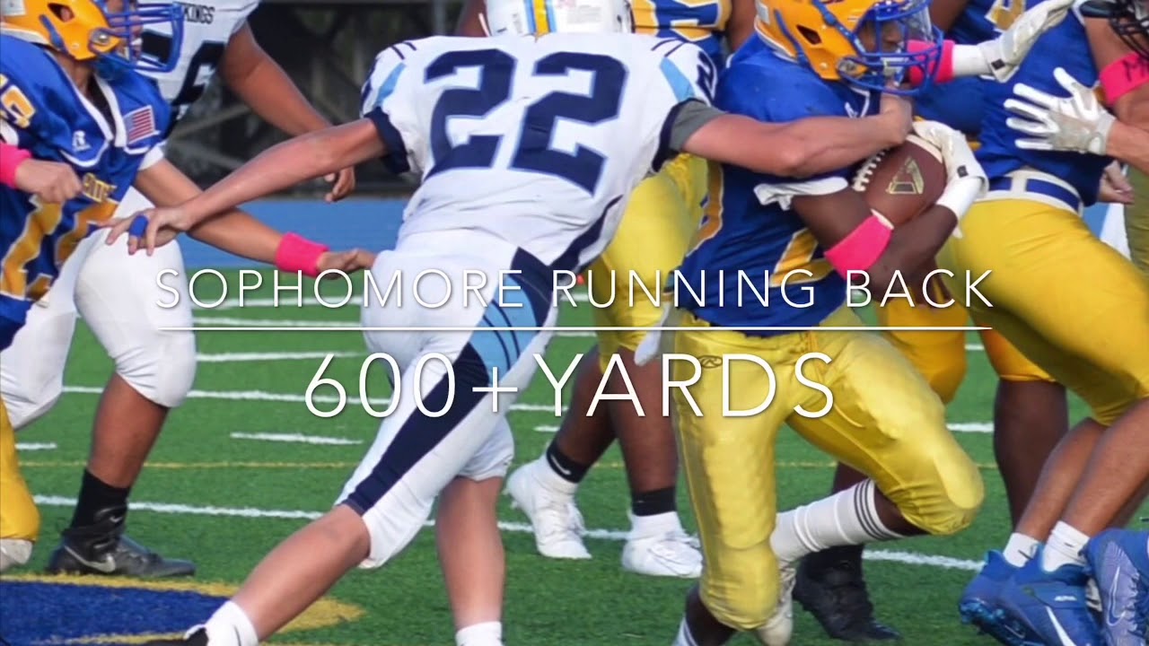Sophomore Running Back Highlights - YouTube