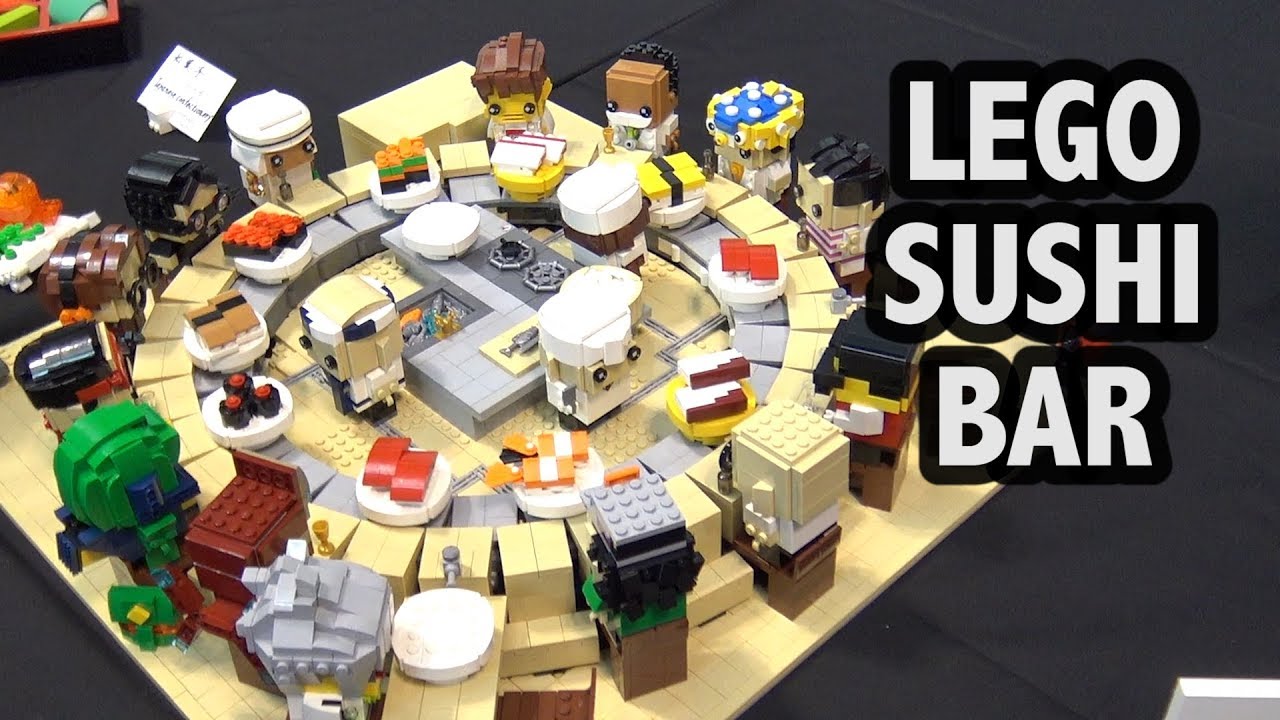 LEGO Sushi Conveyor Serves up Tiny Spicy Tuna Rolls