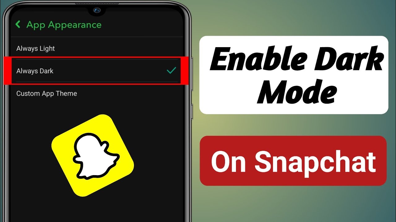 How to Change Theme in Snapchat 2024 | get Dark mode | Enable Dark Mode ...