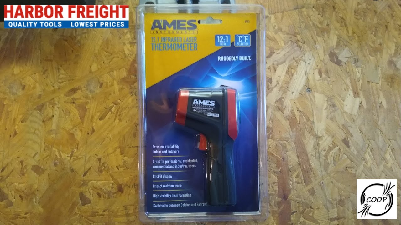 Harbor Freight Infrared Laser Thermometer - YouTube