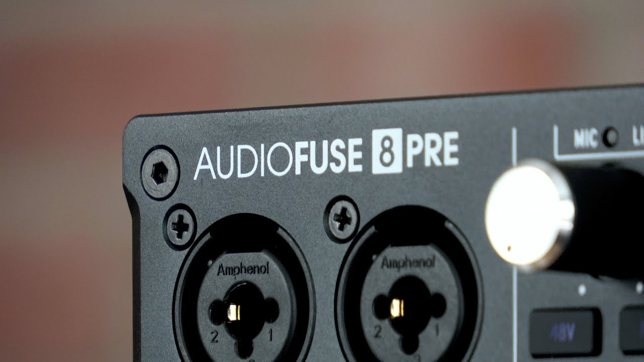 Arturia AudioFuse 8Pre - test interfejsu audio - YouTube