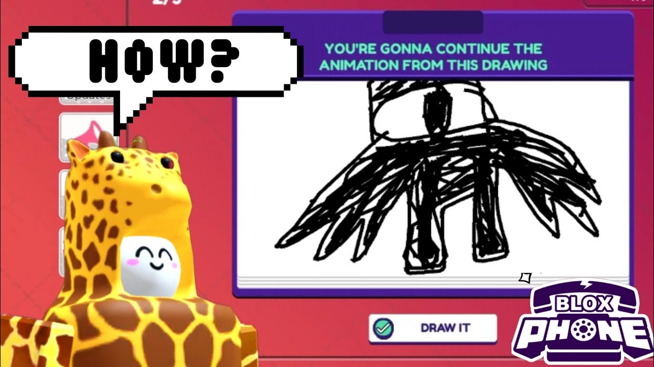 Gartic Phone in Roblox! (Really nice drawings) - YouTube