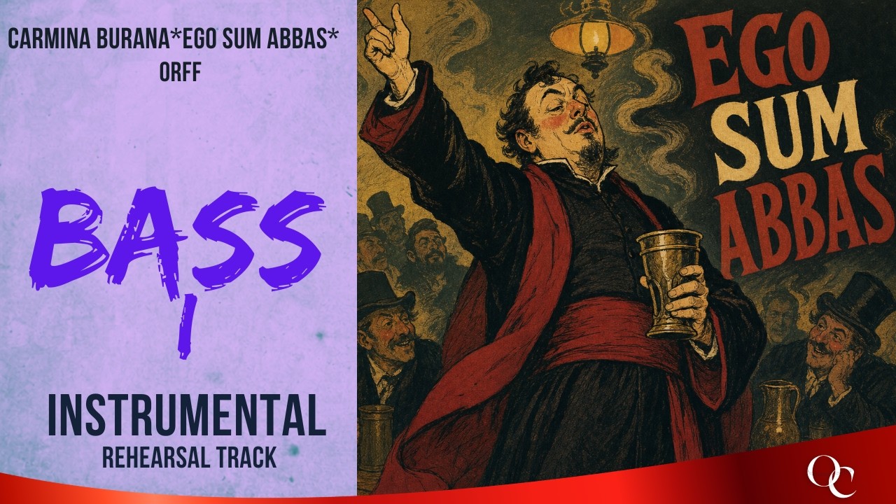 Carmina Burana | Ego sum abbas | Bass 1 Instrumental Rehearsal Track ...