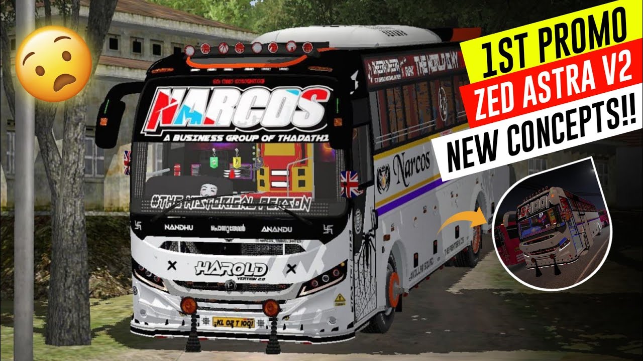 ZED ASTRA V2 FIRST PROMO😌⚠️ | #bussidmod #bussimulatorindonesia - YouTube