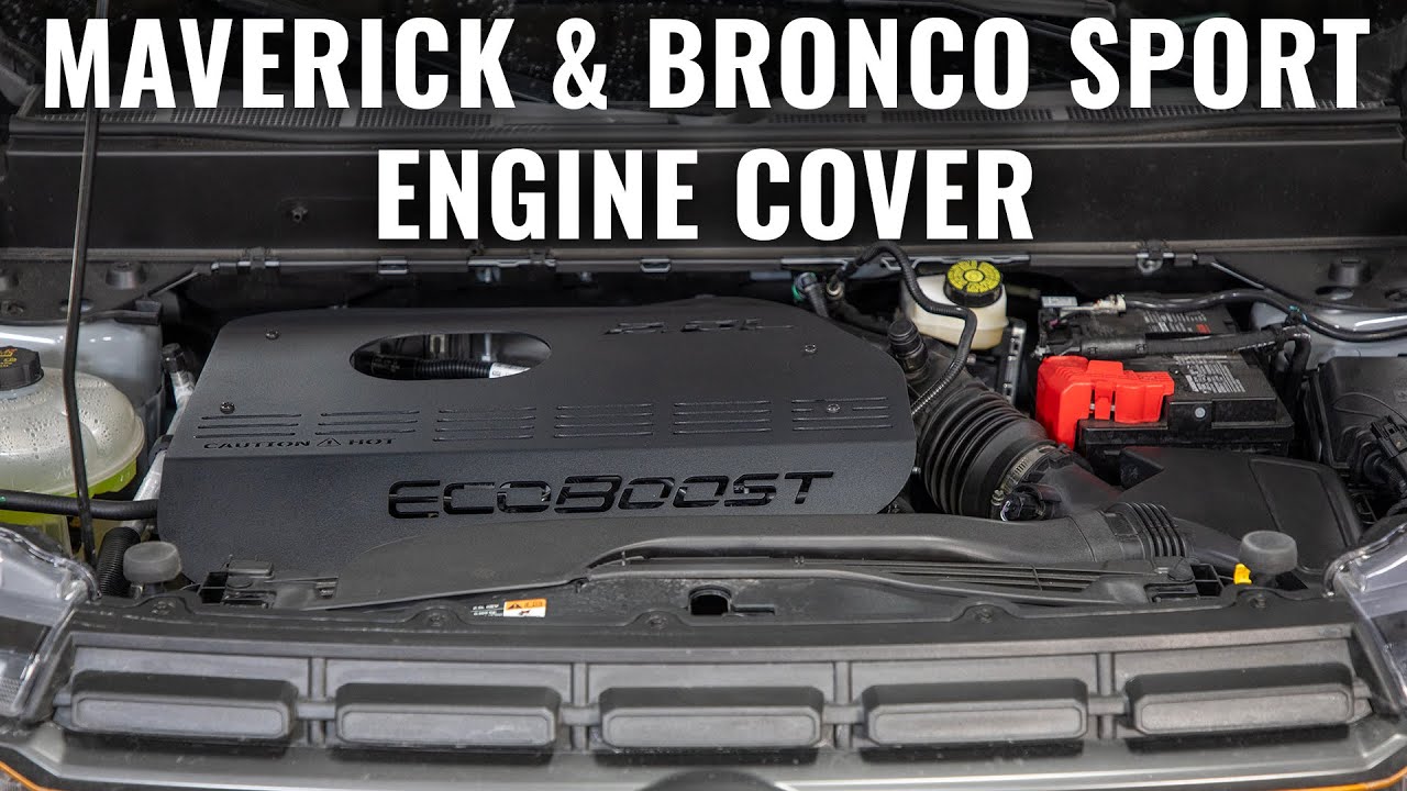 Ford Maverick & Bronco Sport Engine Cover Install - YouTube