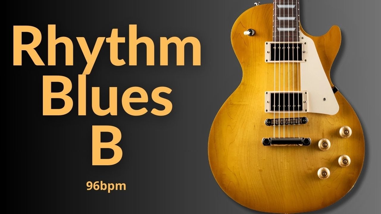 Rhythm Blues Guitar Backing Track in B Major l Ultimate Groove Session ...