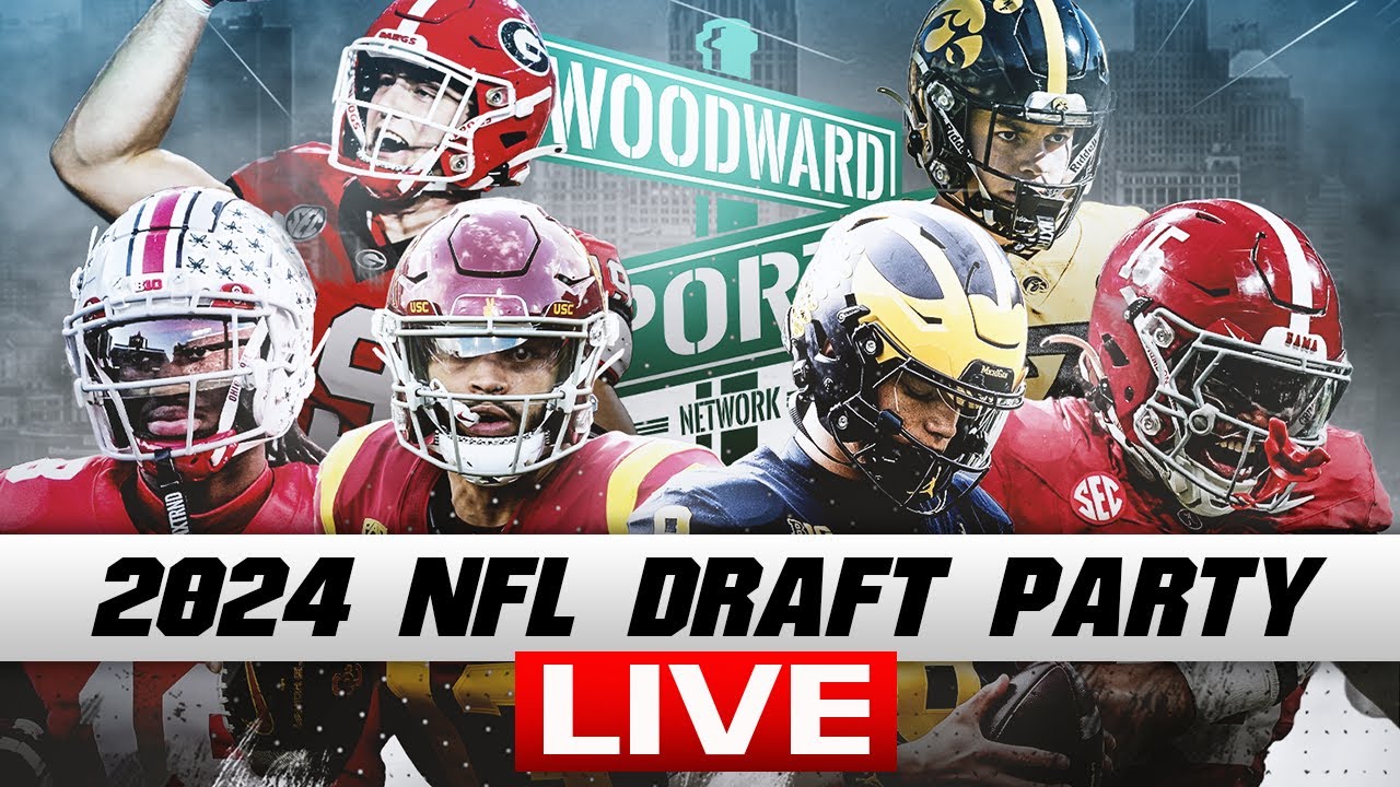 NFL DRAFT PARTY LIVE FROM DETROIT I Thursday, April 25th, 2024 - YouTube