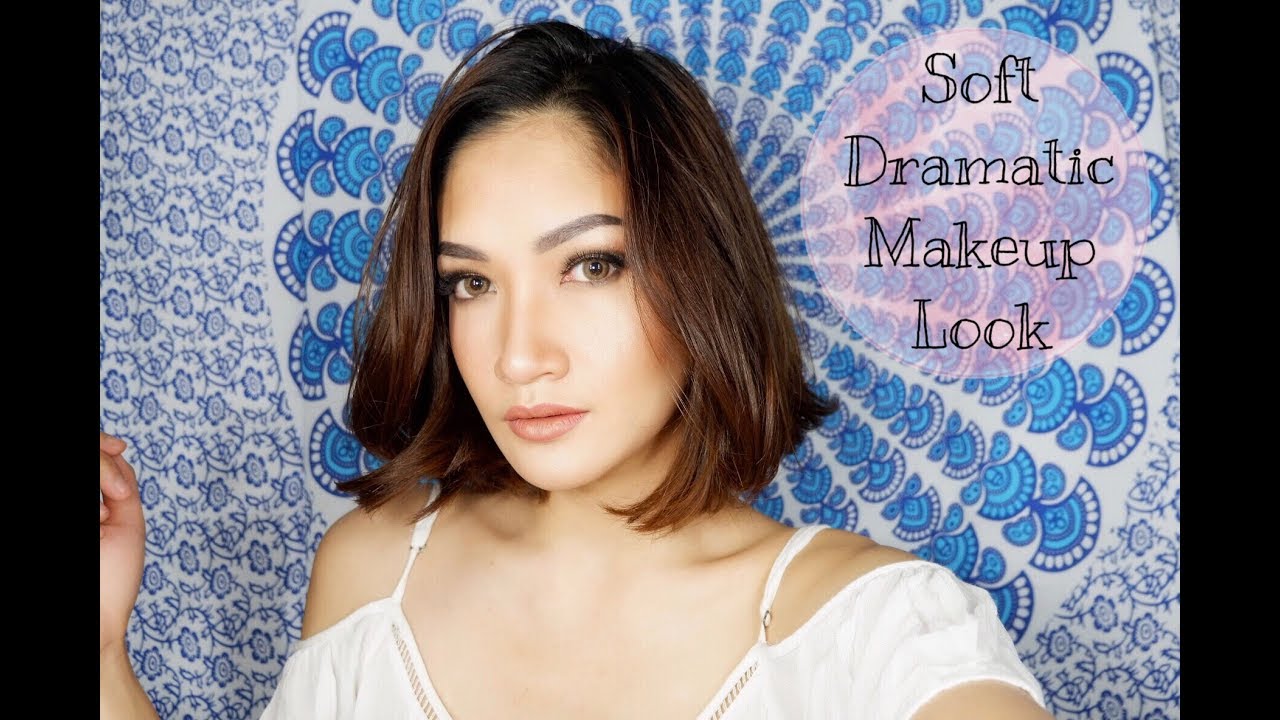 SOFT DRAMATIC MAKEUP LOOK!!! - YouTube