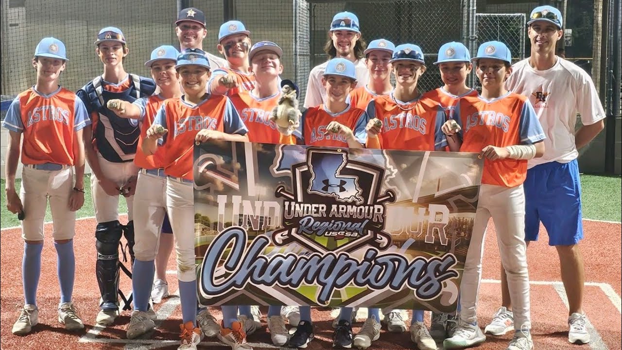 Baton Rouge Astros Navy 13U, 2024 USSSA Under Armour Regional Champions ...