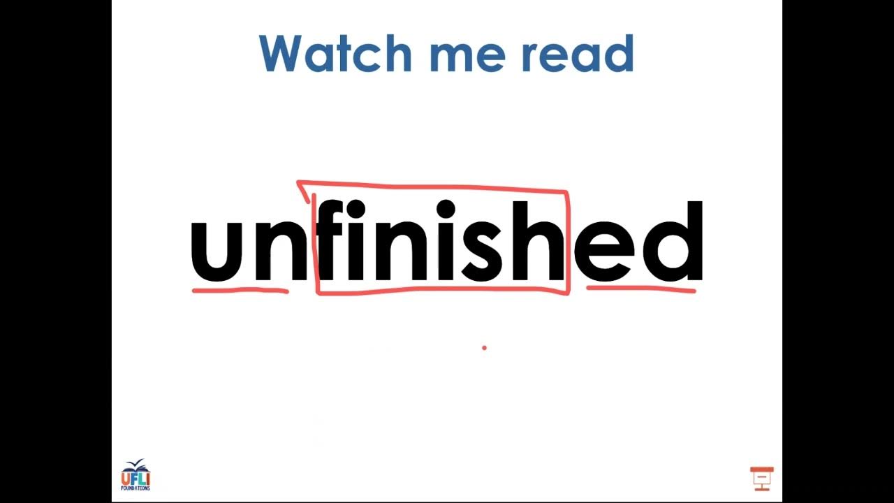 UFLI Lesson 106: Affixes Review - YouTube