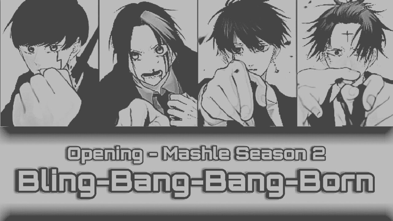 【OPENING】Mashle Season 2 Full【Bling-Bang-Bang-Born - Creepy Nuts】Lyrics ...