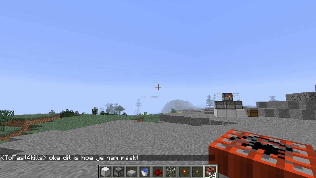 mini-TNT cannon - MC guide #1 - YouTube