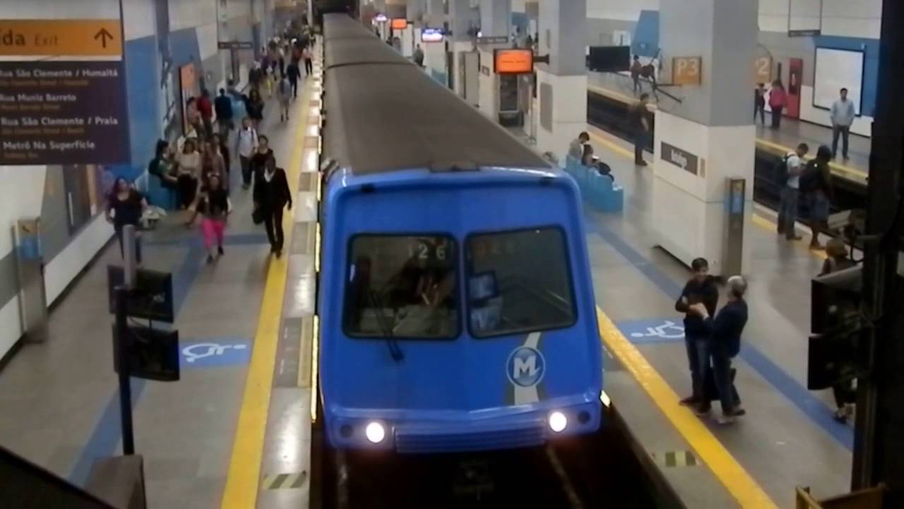Metrô Rio - Mafersas na estação Botafogo - YouTube