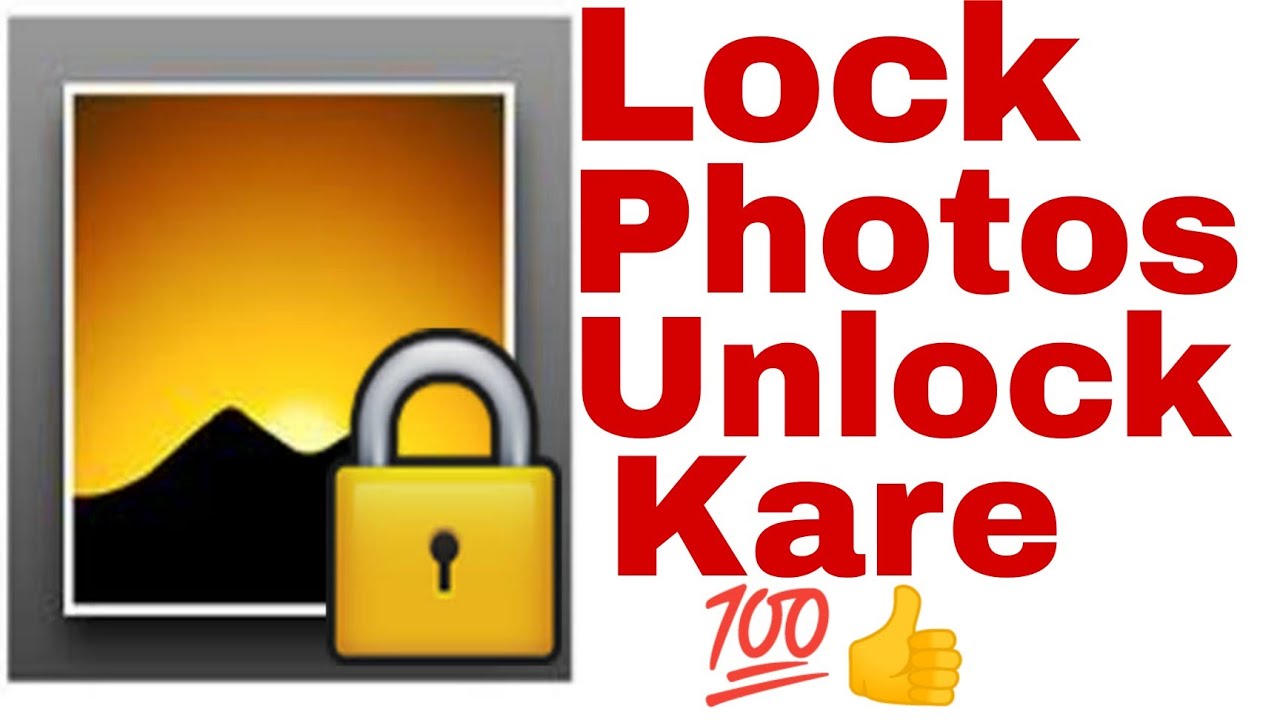 How To Unlock Gallery Photos And Video | Always Find | - YouTube