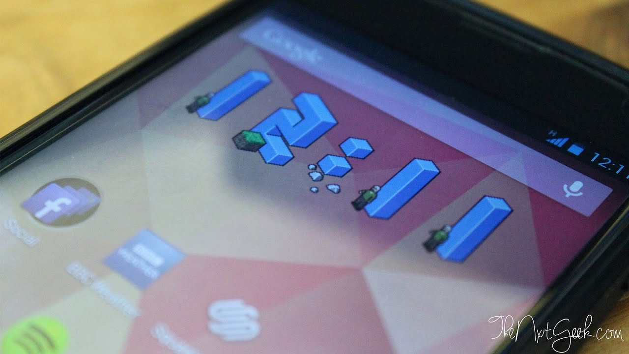 Pixel Art Clock Widget: Review & Demo - YouTube