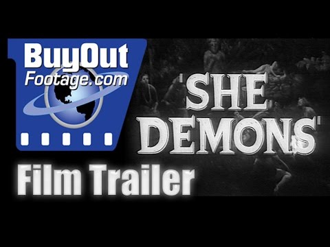 Horror Film Trailer - SHE DEMONS (1958) - YouTube