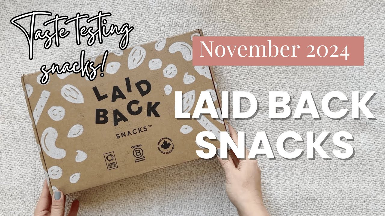 Laid Back Snacks 2024 | Taste Testing Laid Back Snacks & Review - YouTube