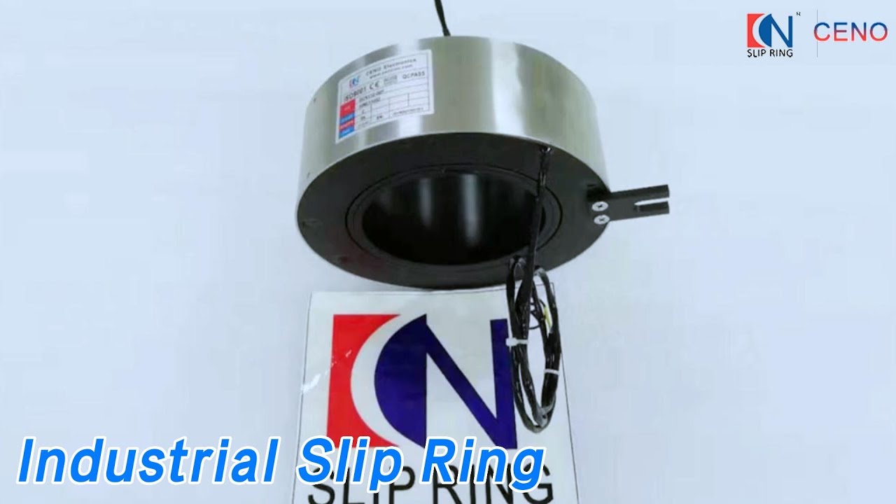 Rotary Industrial Slip Ring Large Diameter 100rpm IP54 For Robot Arm ...