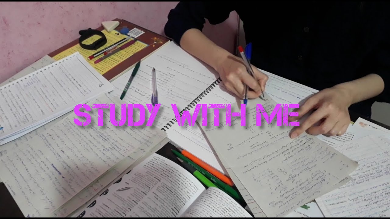 🍁1HR STUDY WITH ME |countdown timer🕰,pomodoro 50/10,calm piano - YouTube