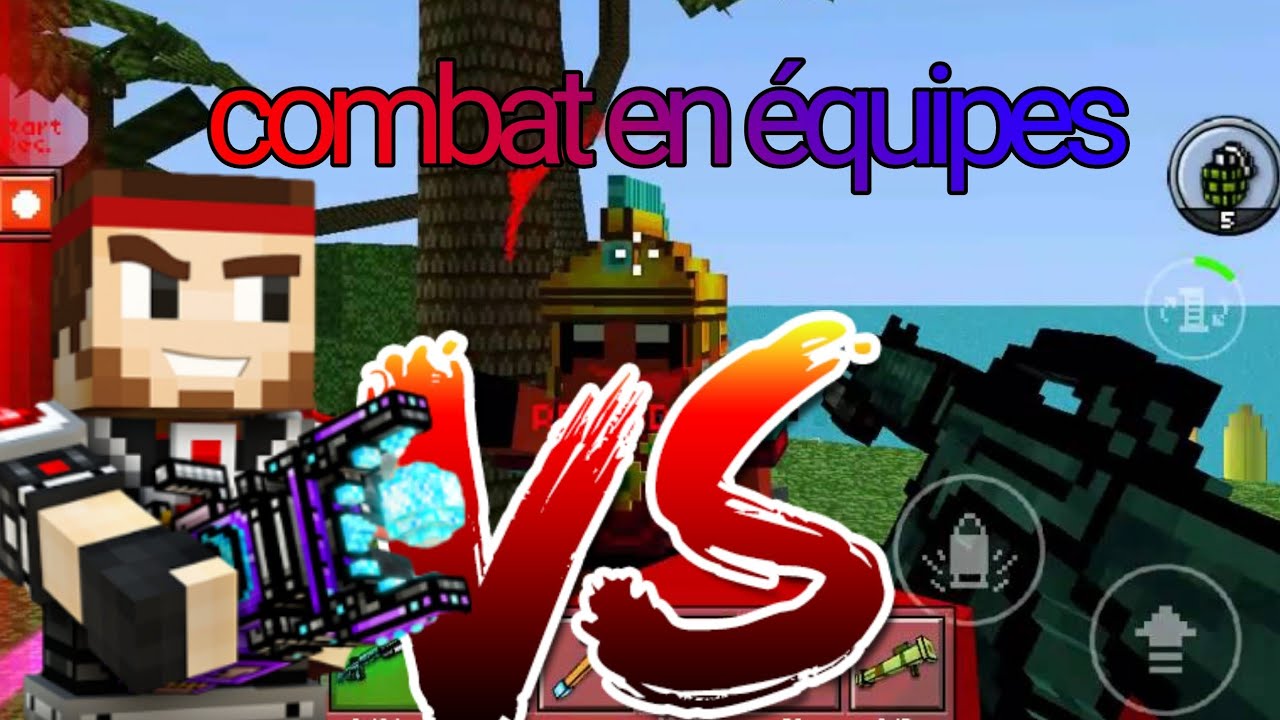 PIXEL GUN 3D: COMBAT EN ÉQUIPE !! - YouTube
