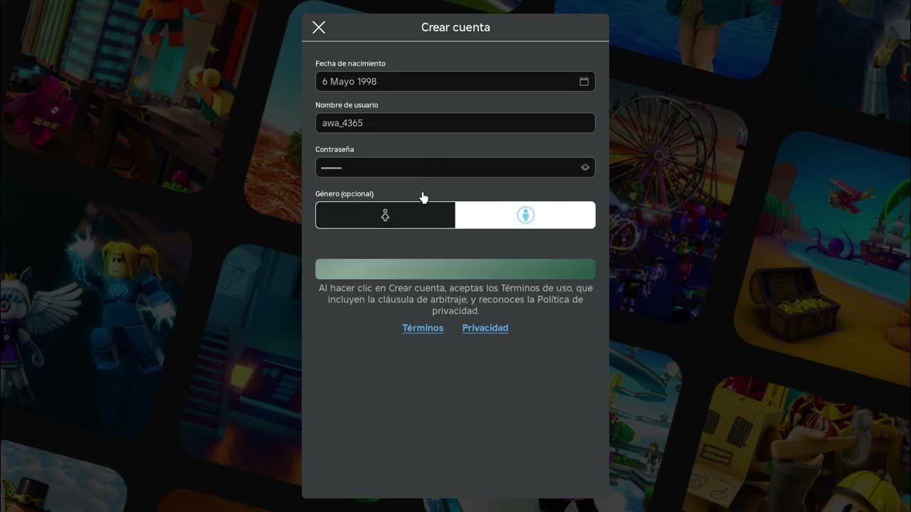 tutorial de como crear una cuenta de roblox - YouTube