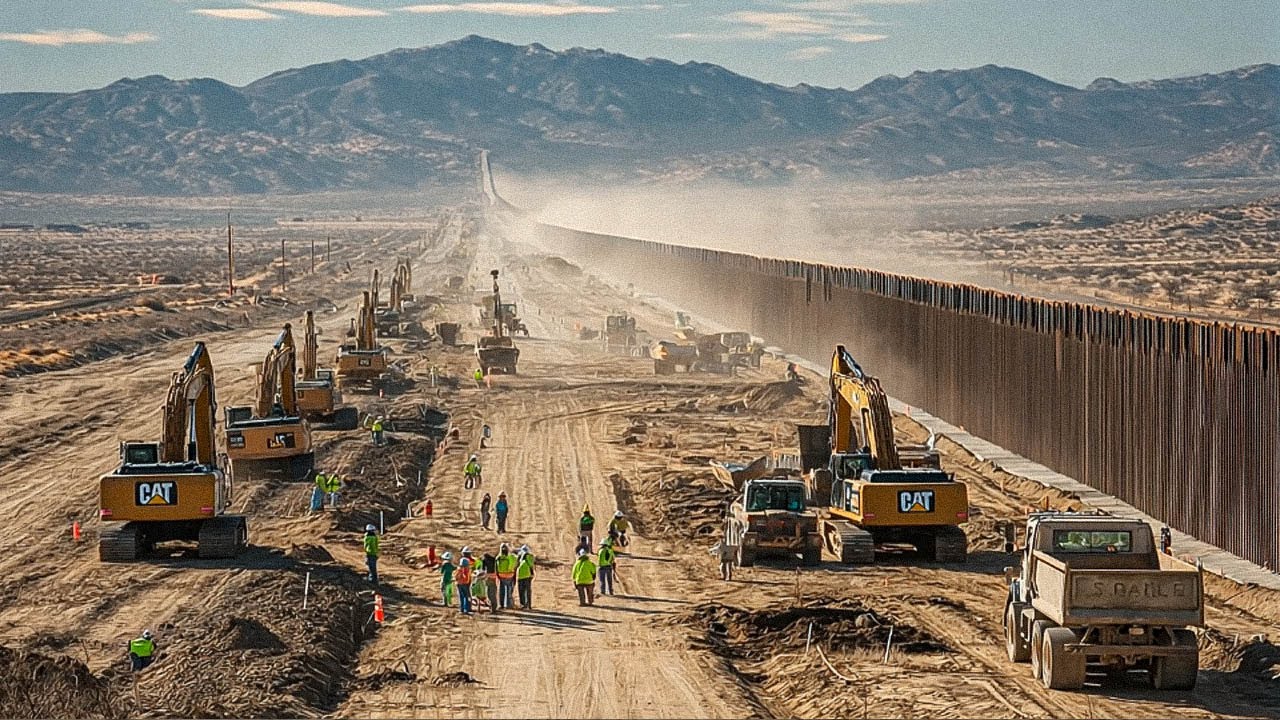 U.S. Border Progress: Border Wall Finally Completed | This Shocked ...