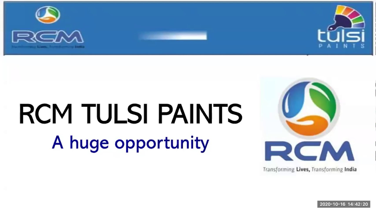 Details of RCM TULSI PAINT by Mr. GOPAKUMAR, RUBY - YouTube