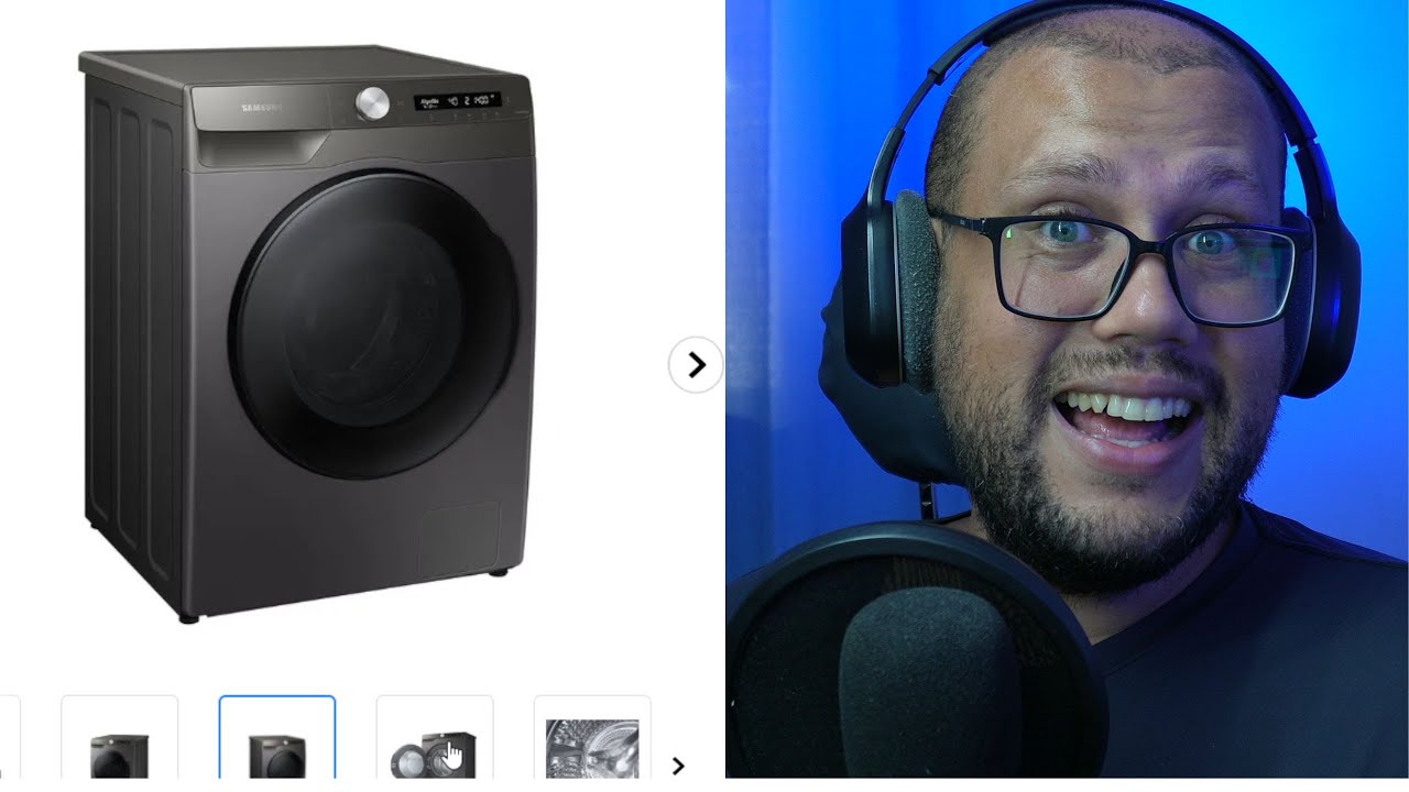 Lavadora Smart Samsung WW13T Inox 13kg 127V - YouTube