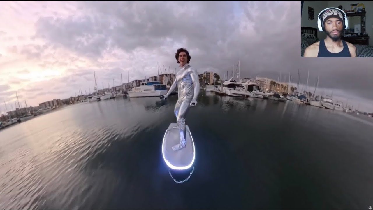 Real Silver Surfer Hoverboard! - EXTREME Superhero Tech REACTION - YouTube