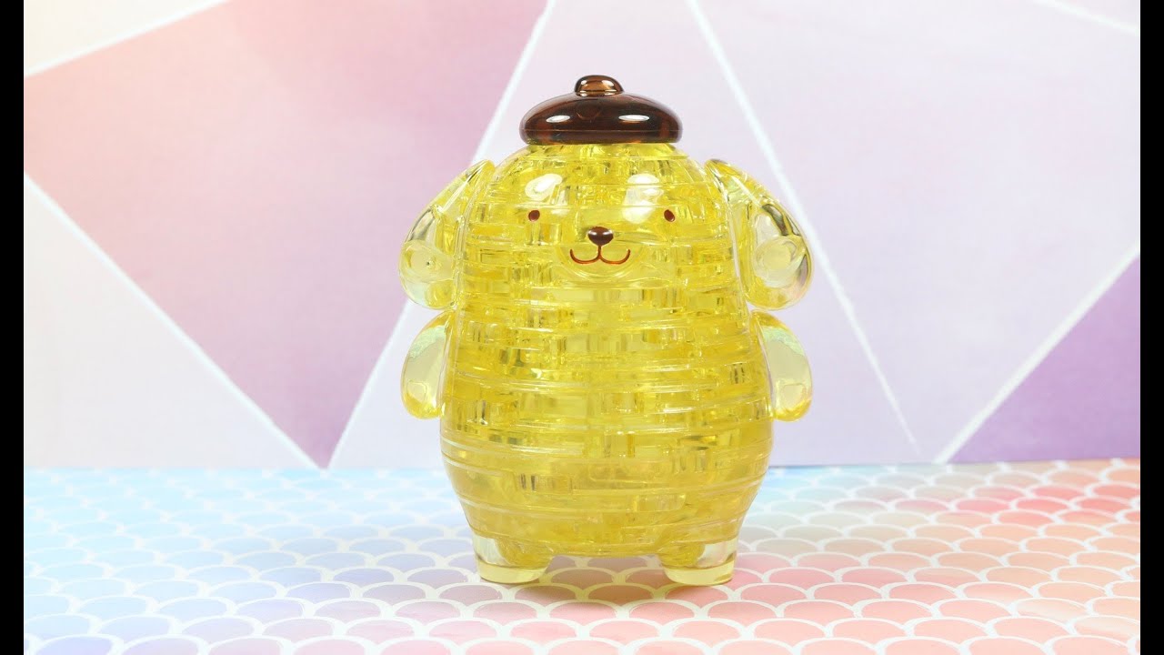 Pom Pom Purin 3d Crystal Puzzle Speed Build ft. ASMR intro - YouTube