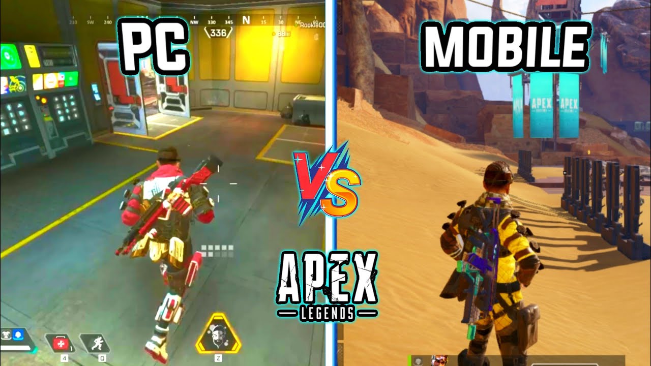 APEX LEGENDS - PC VS MOBILE | TPP COMPARISON - YouTube