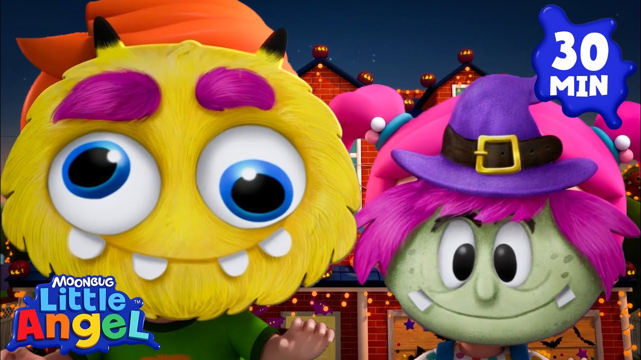 Halloween Song 🎃 | Little Angel 😇 | 🔤 Subtitled Sing Along Songs 🔤 ...