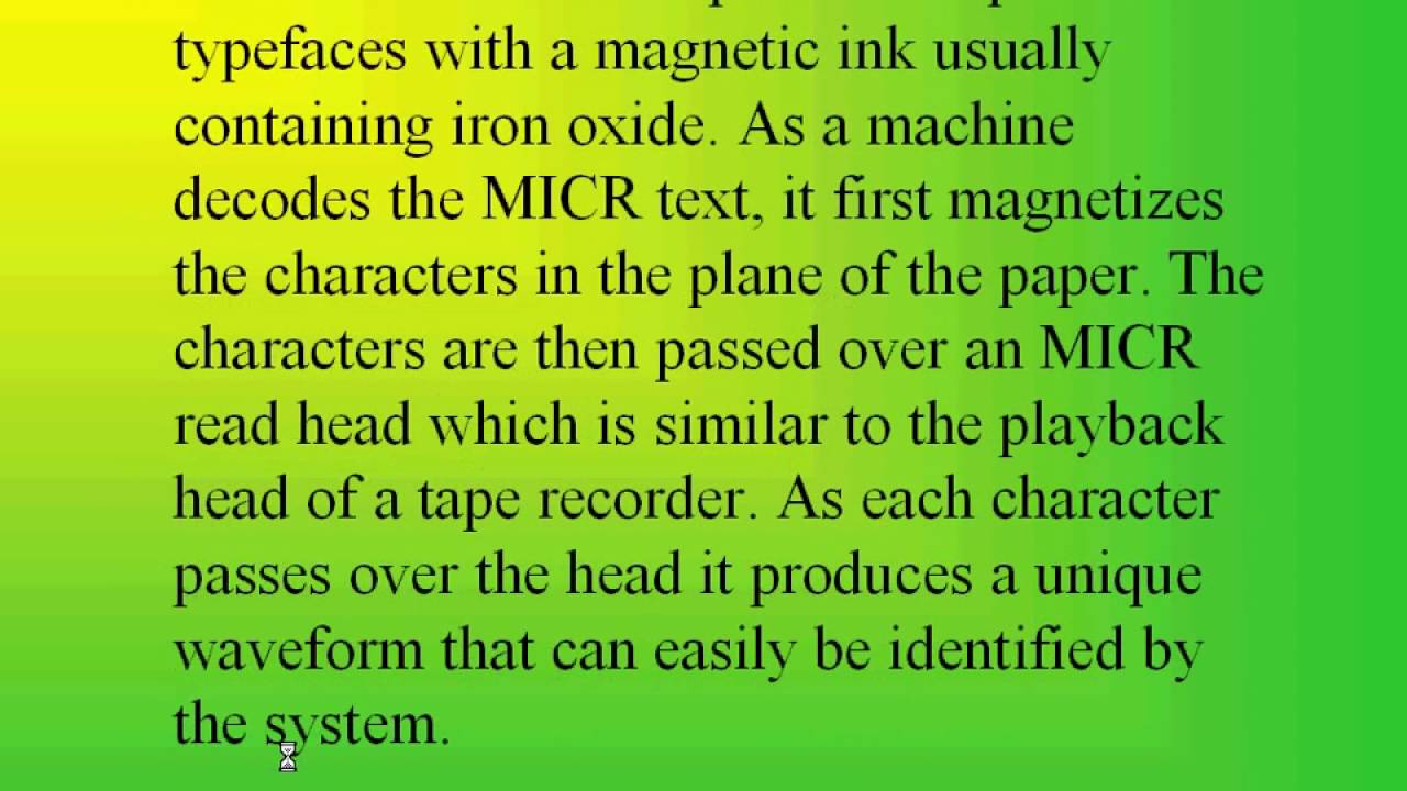 ICT-All About MICR-[MUST WATCH]-Easy to understand - YouTube