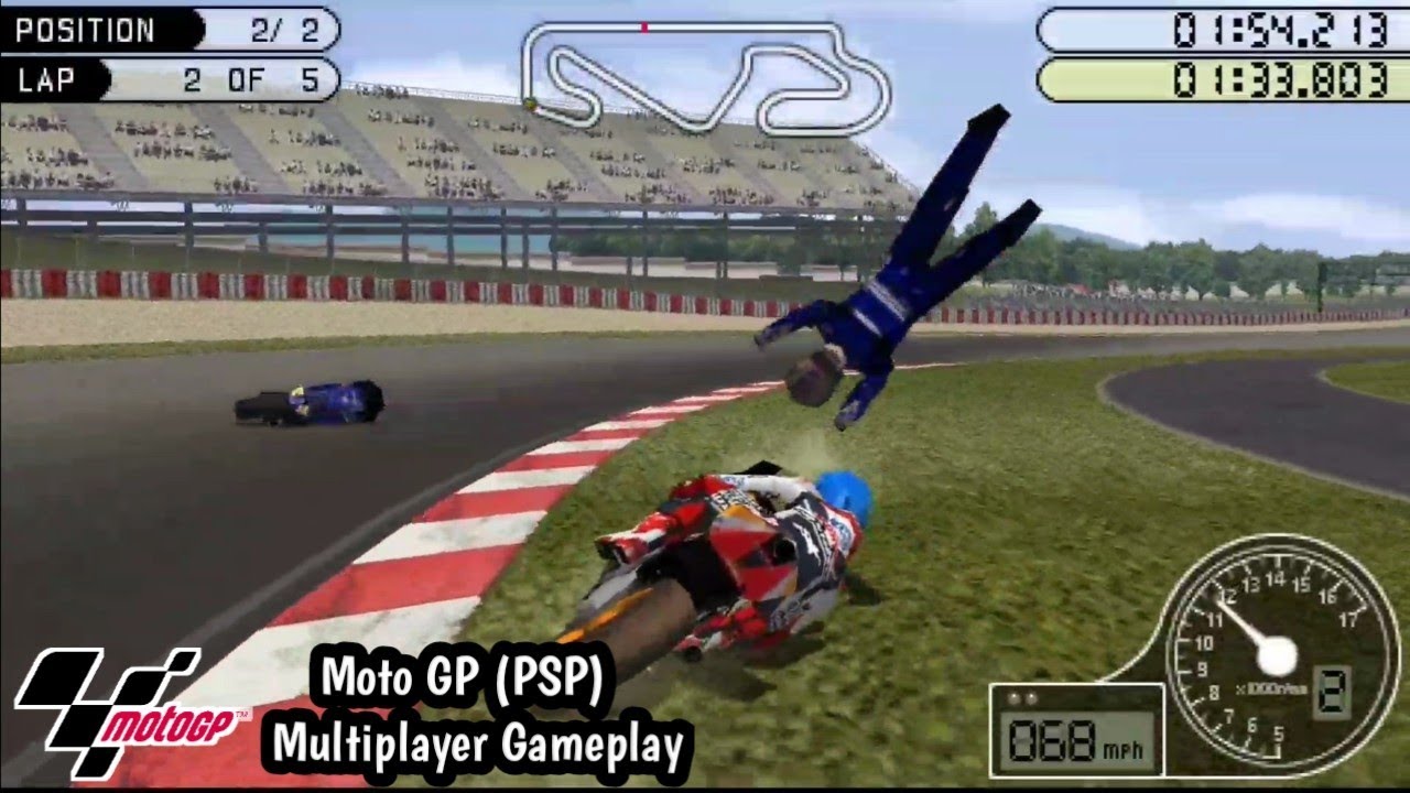Moto GP (PSP) Multiplayer Gameplay - YouTube
