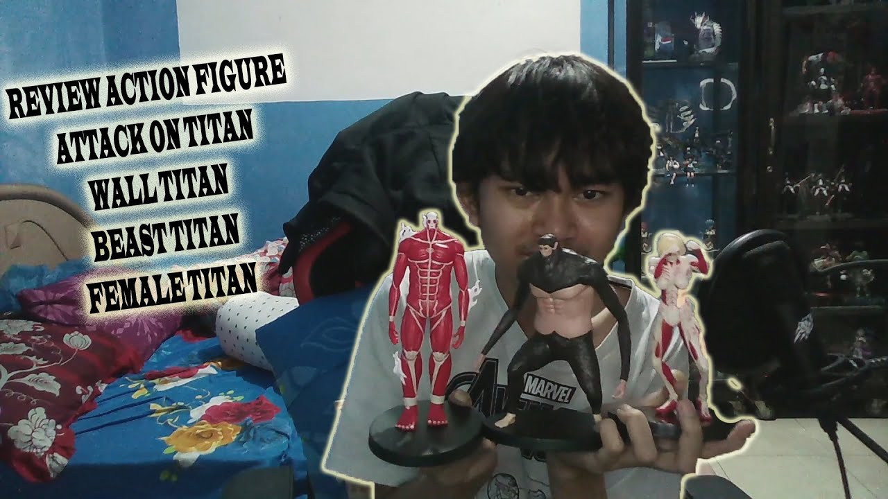 UNBOXING ACTION FIGURE ATTACK ON TITAN - WALL TITAN. BEAST TITAN AND ...