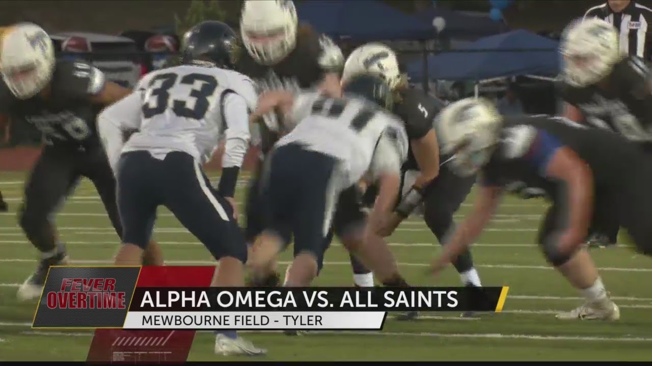 Private School Round-up: Alpha Omega wins 52-6 over All Saints - YouTube
