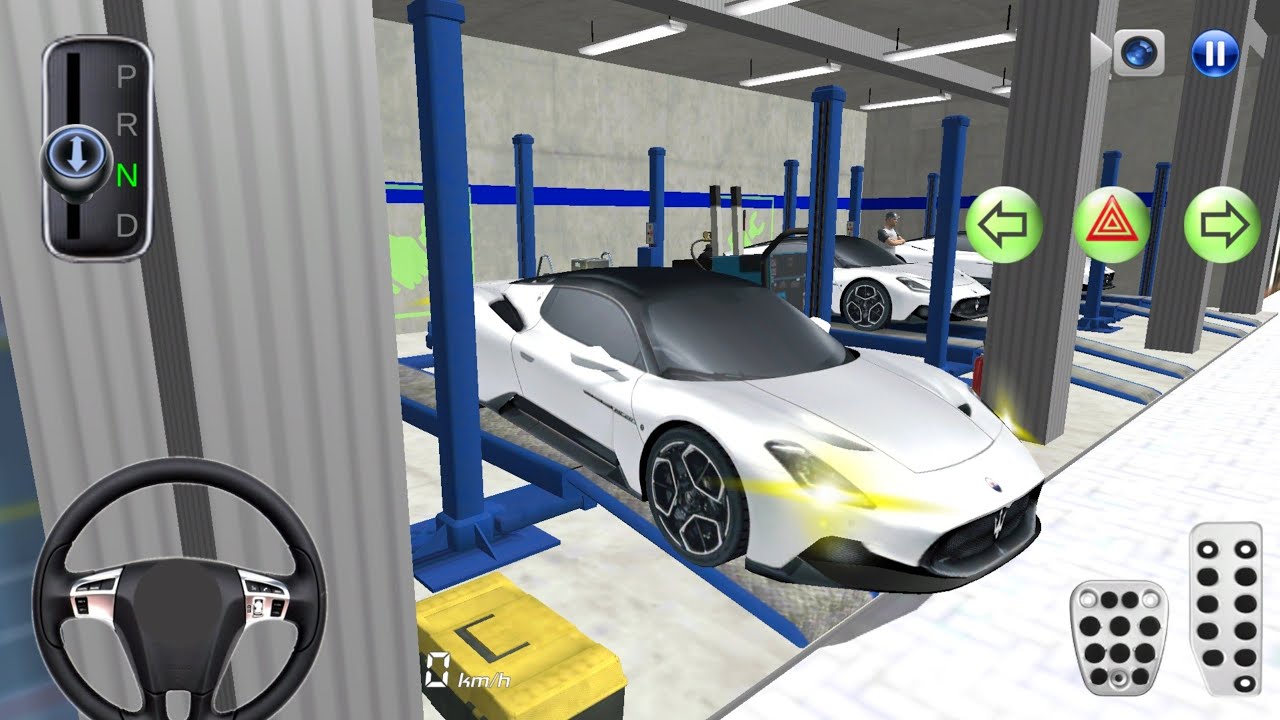 New Supercar Maserati MC20 in Auto Repairing Shop! 3D Driving Class ...