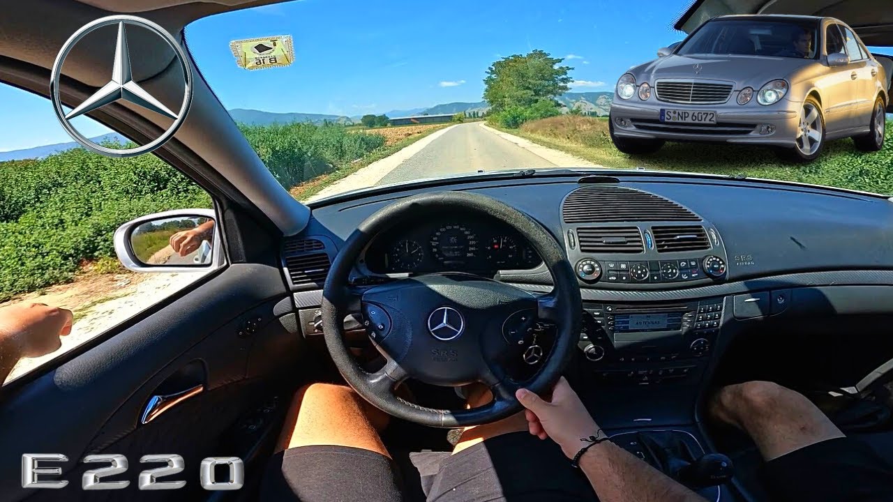 Mercedes-Benz E220 CDI W211 2003 (150HP) - POV Drive - YouTube
