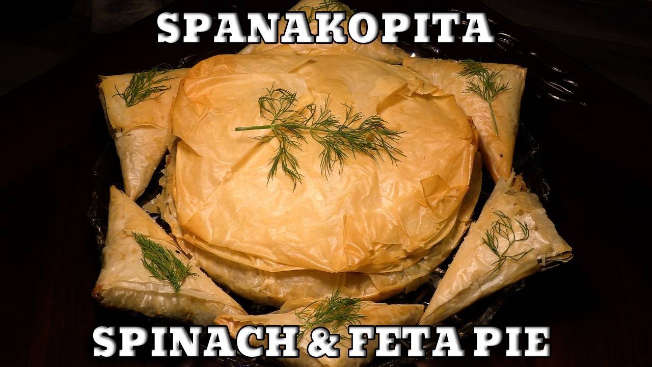 How to Make Spanakopita: Spinach & Feta Pie & Spanakopitakia Triangles ...