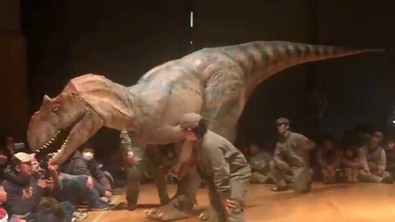 The DINO-A-LIVE Allosaurus Show - YouTube