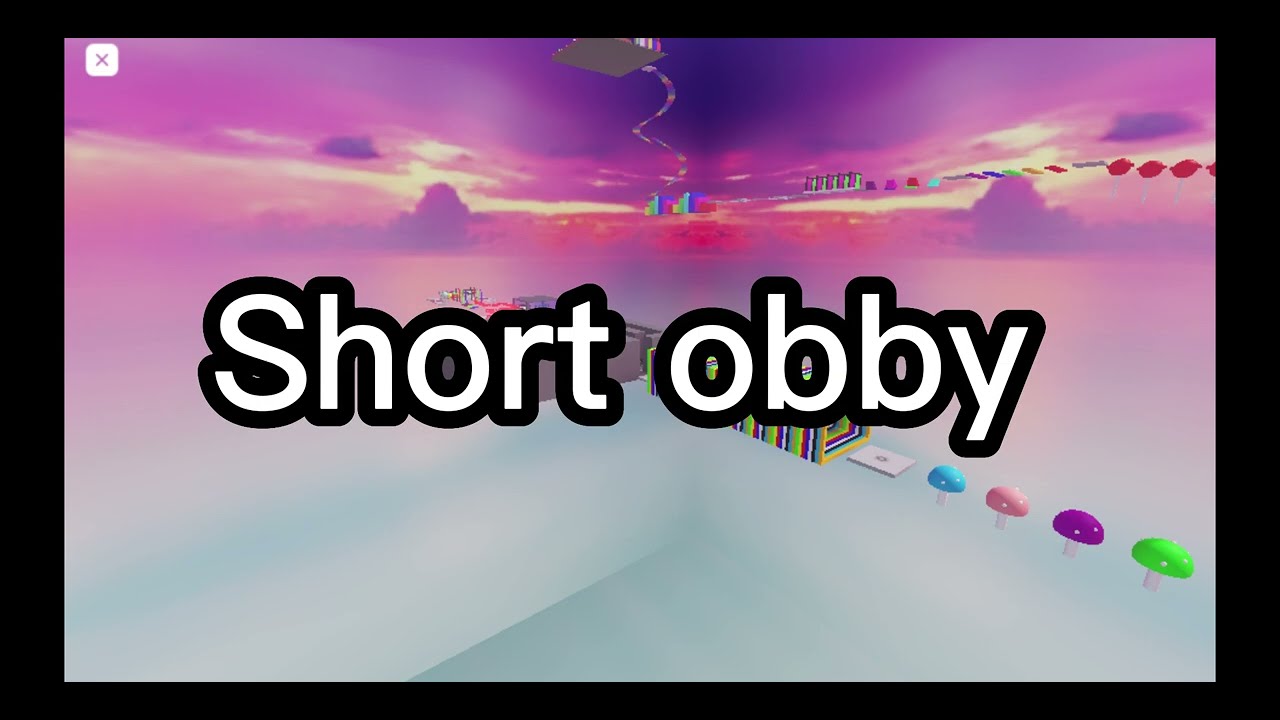 New games on Roblox "Short Obby"// (This is my second game) - YouTube