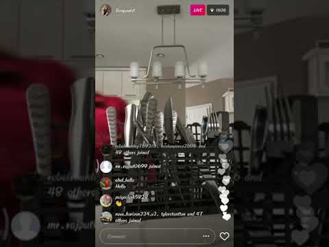 Lizzy Wurst Instagram Live video