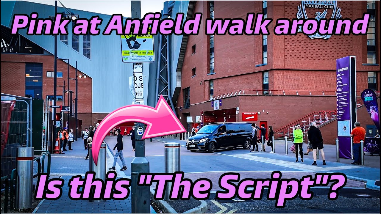 Pink atmosphere video at Liverpool F.C’s Anfield Stadium - YouTube