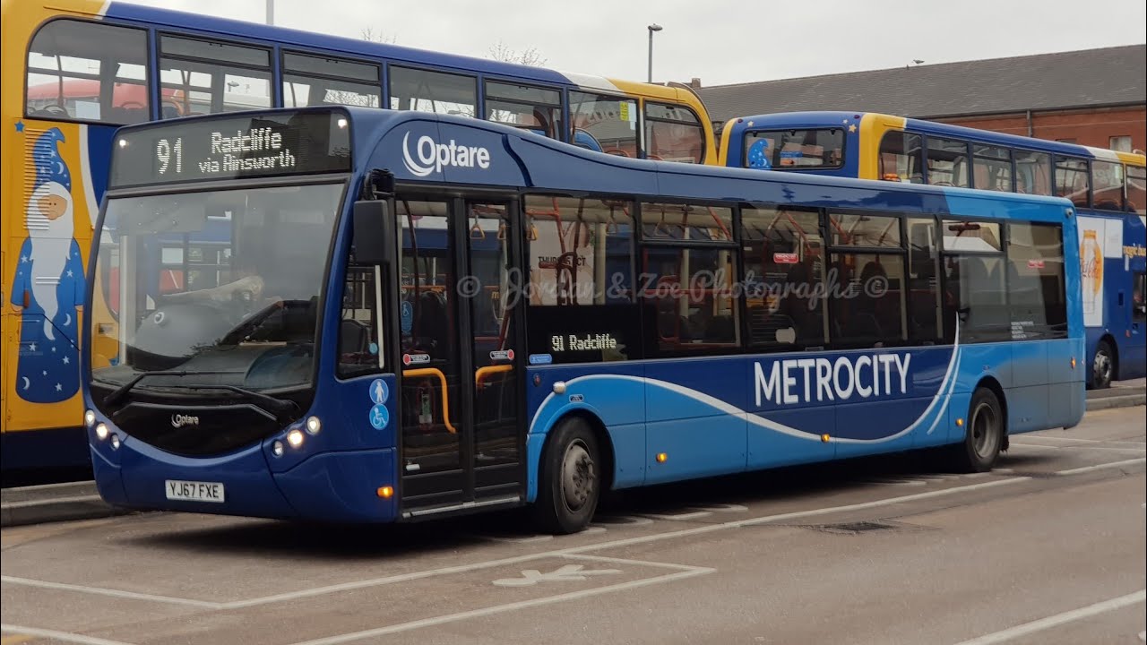 Optare Metrocity Demonstrator YJ67 FXE on loan to Transdev Rosso 301 ...