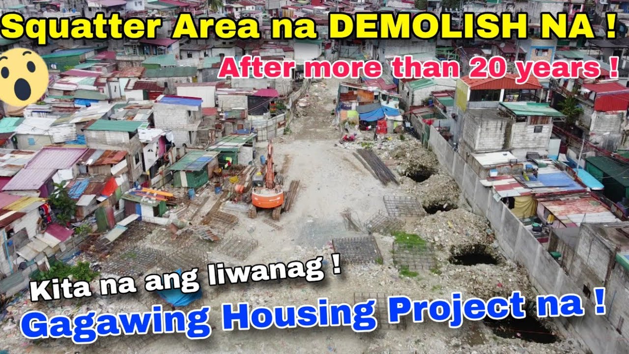 Lugar ng Squatter Area WINASAK NA ! gagawing Housing Project 5 Storey ...