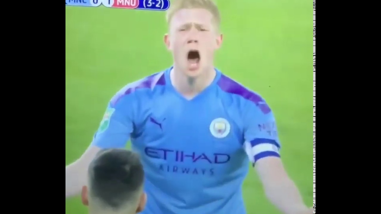 Angry Kevin De Bruyne vs Nicolas Otamendi - YouTube